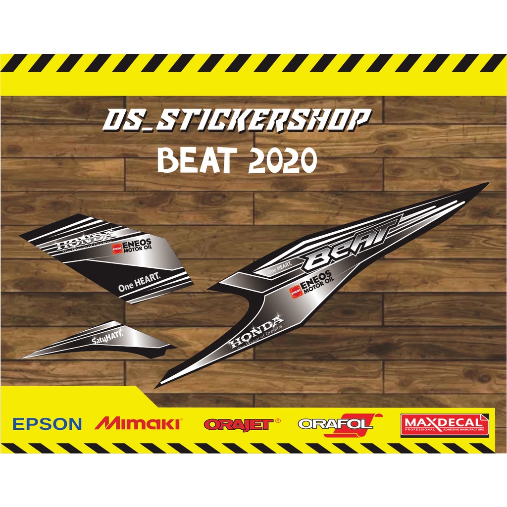 PUTIH HITAM Striping honda beat deluxe simple variations/striping beat ...
