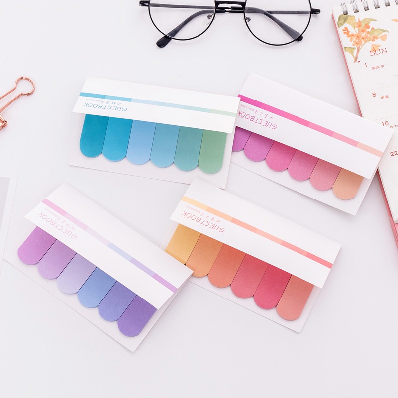120sheets Color Message Sticky Note INS Style Times Marking Memo Pad ...