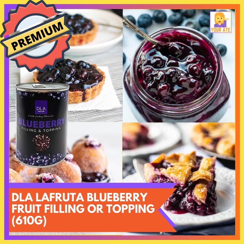 DLA Lafruta 50% Blueberry Filling and Topping (610g) | Shopee Philippines