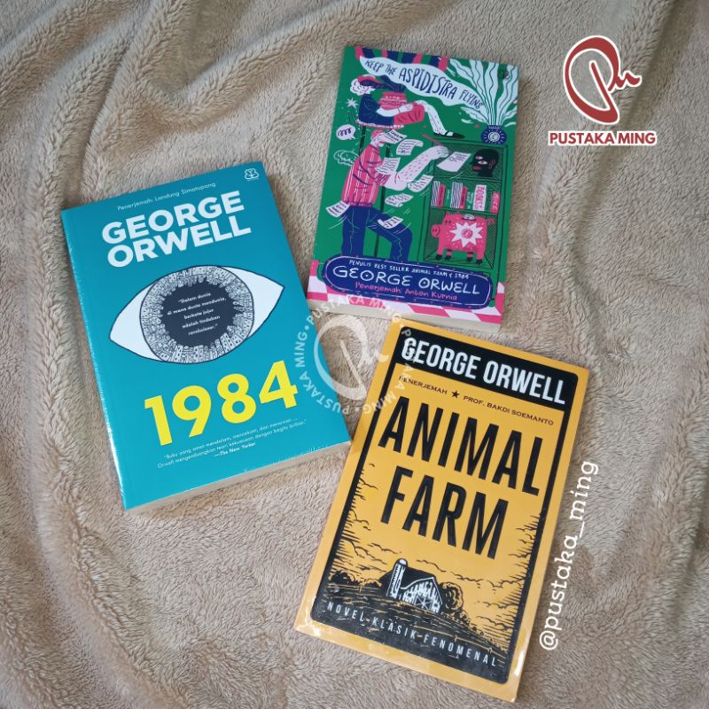 George Orwell Book Package - Animal Farm, 1984, Keep Aspidistra Flying ...