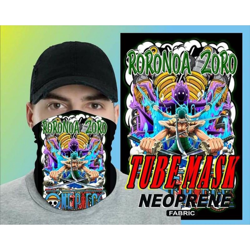 ONEPIECE TUBEMASK ANIME SUBLIMATION MASK HALF MASK LUFFY MASK ...