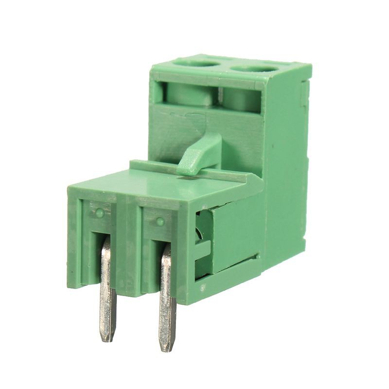 10 pcs 5.08mm Pitch 2Pin Plug-in Screw PCB Terminal Block Connector Right Angle | Shopee Philippines