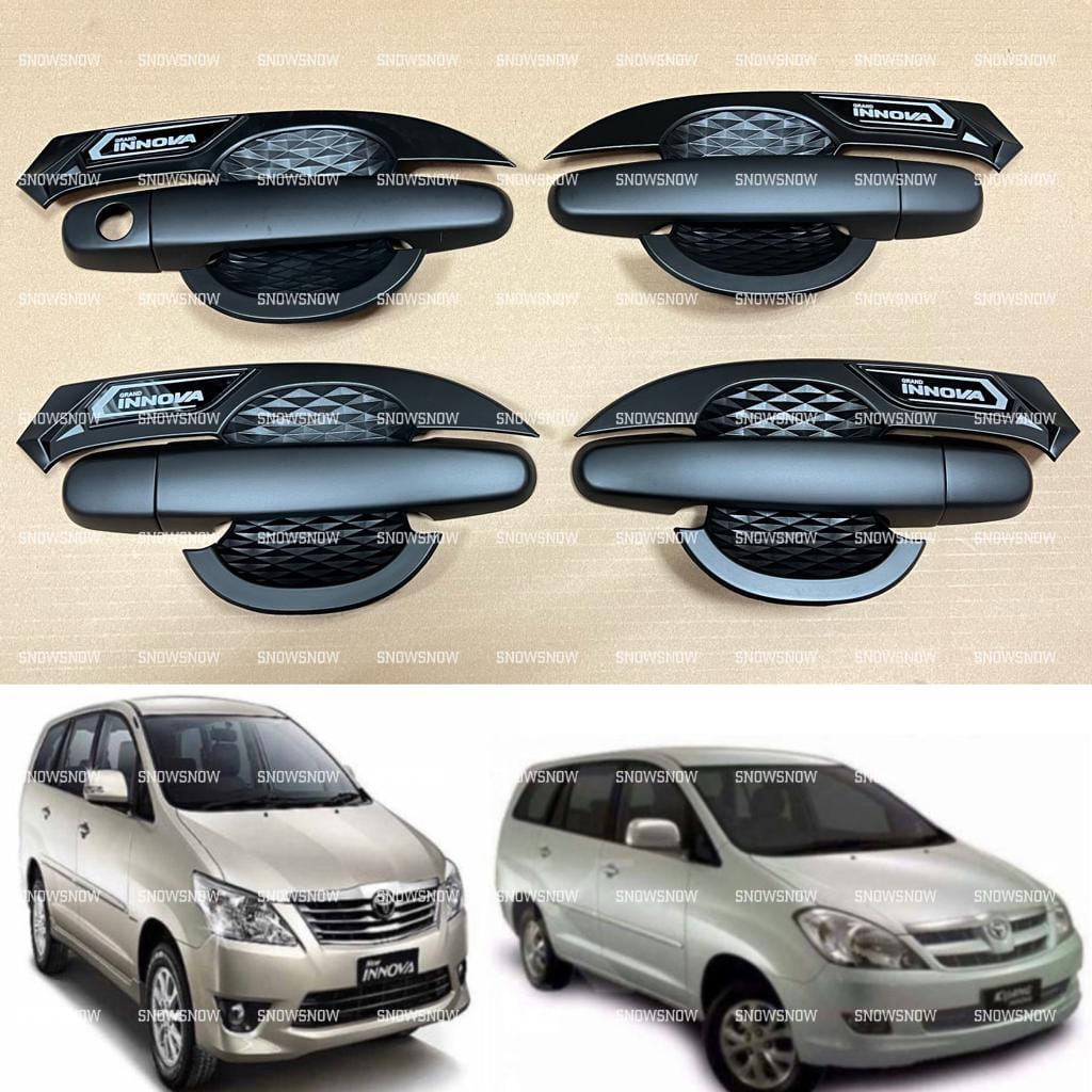 HITAM Old Innova Outer Handle Cover Package 2005 2010 2014 2015 Black ...