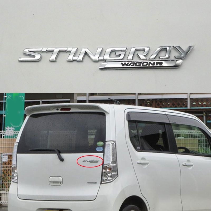 For Suzuki Stingray Wagonr Emblem Letter Car Rear Trunk Badge Sticker ...
