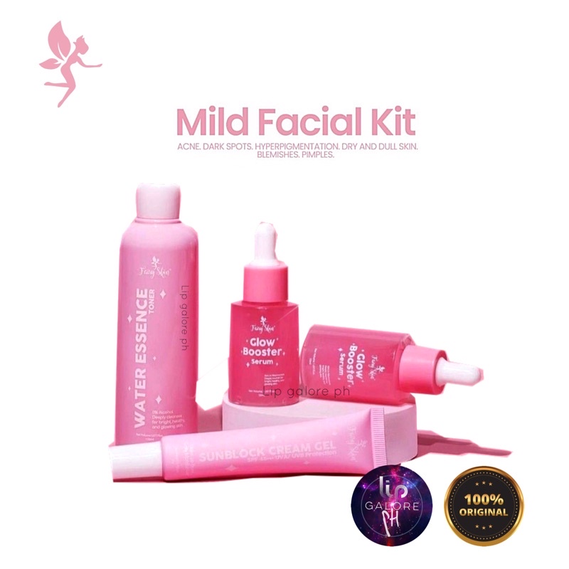 Fairy Skin Mild Skin Care Kit (Glowing Kit) | Shopee Philippines