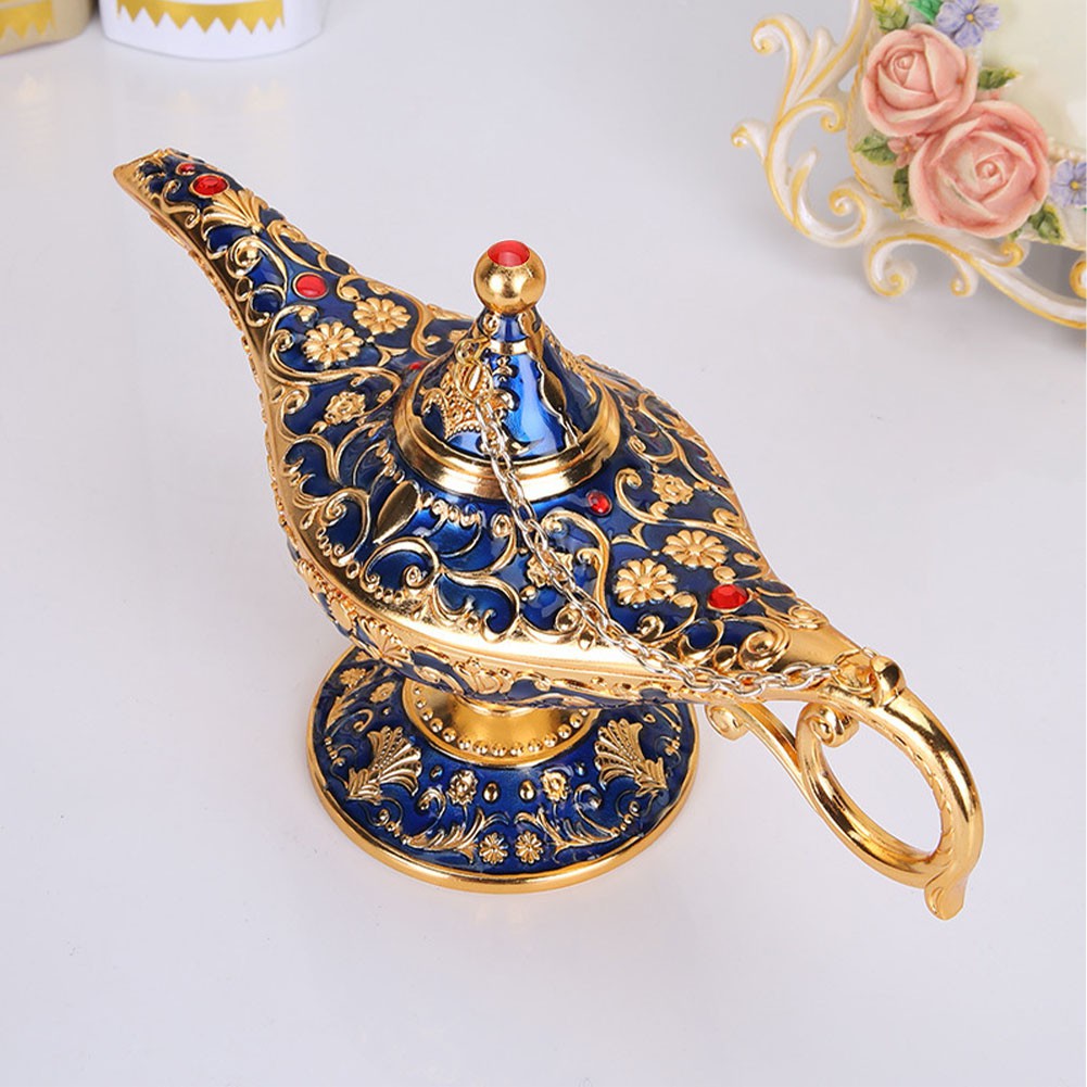 Aladdin Magic Lamp Craft Furnishings Wishing Lamp | Shopee Philippines