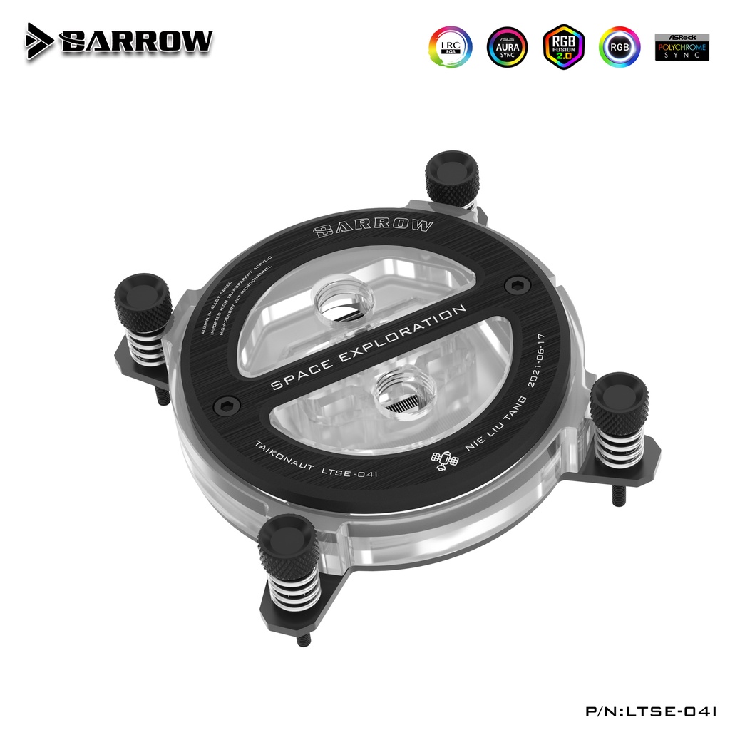 Barrow CPU Water Cooling Block For Intel X99 AMD , Acrylic/POM Liquid ...