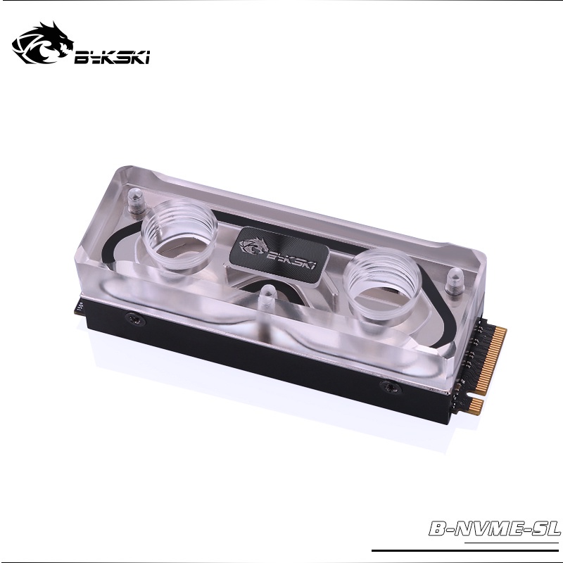 Bykski M.2 Ssd Full Acrylic Water Cooling Block Using For Solid State ...