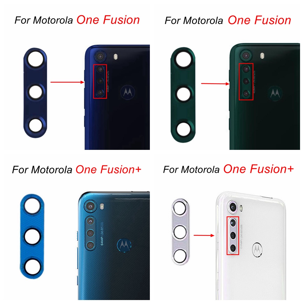 FoxFix Rear Back Camera Glass Lens For Motorola One Fusion Plus Vision ...