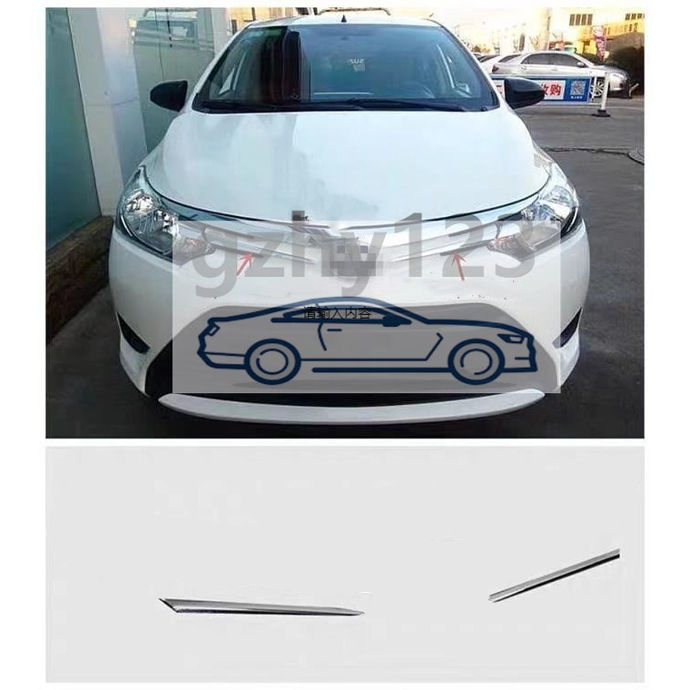 TOYOTA VIOS gen3 2013 2014 2015 2016 2017 2018 Front Grille Garnish ...