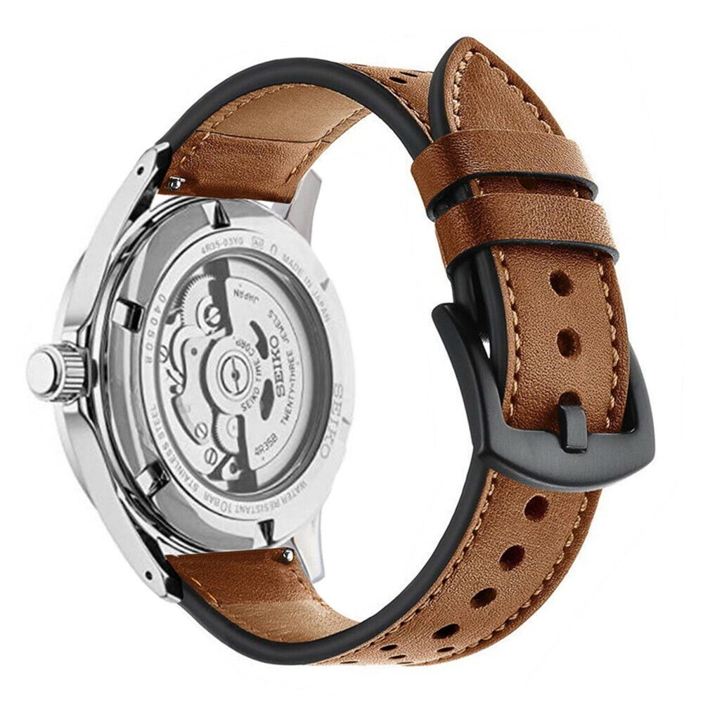 Quick Realese Pins Watchband 20mm 22mm Premium Genuine Leather Watch ...
