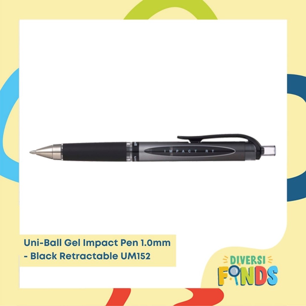 Uni-Ball Uni ball Gel Impact Sign Pen - Retractable (UM-152) or With ...