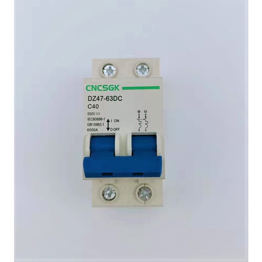 AC Breaker DC Breaker 10A 16A 20A 32A 40A 50A 63A 125A 2 Poles | Shopee ...