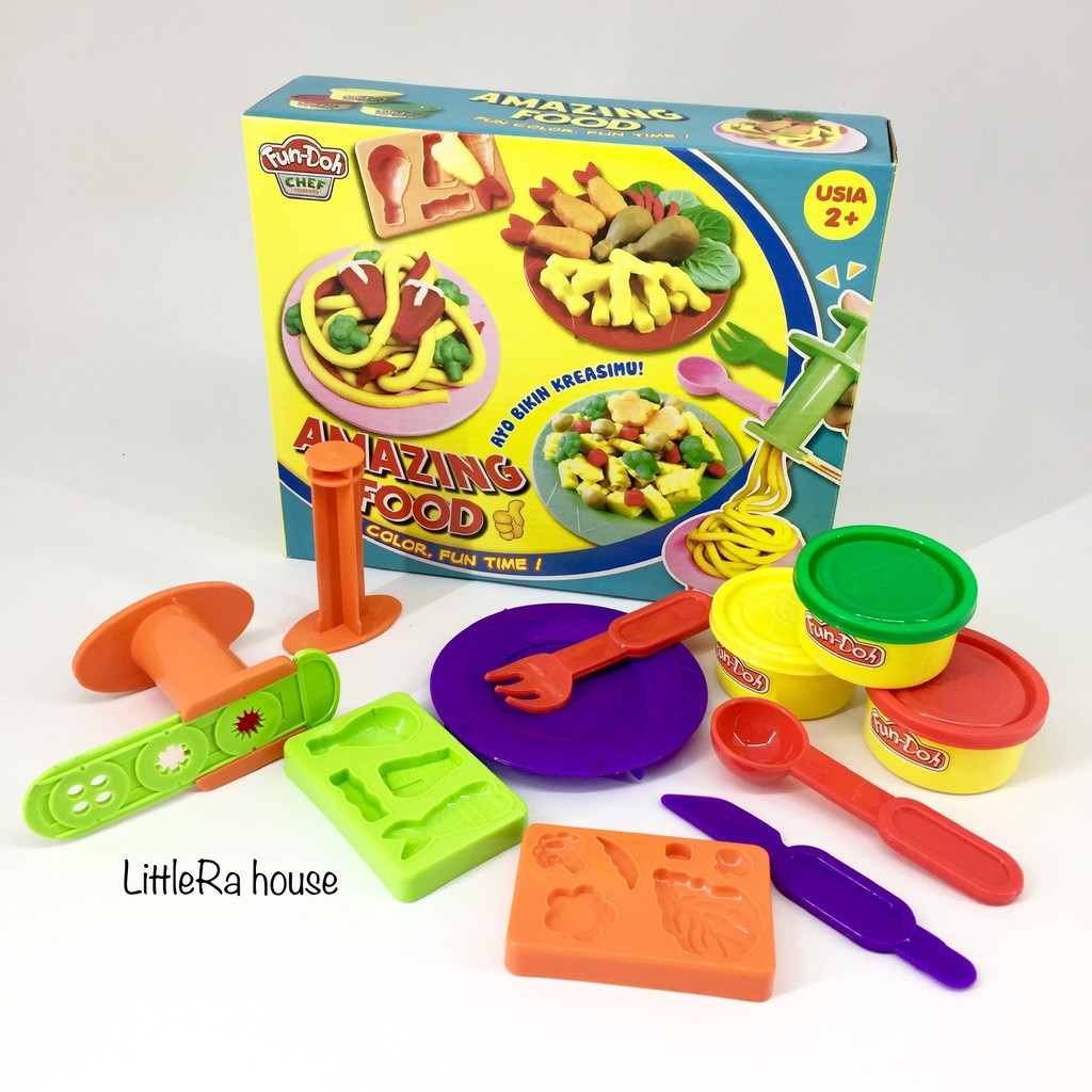 Littlera: Play Doh Pasta Maker Fun Doh Toy | Play Doh Kitchen Amazing ...