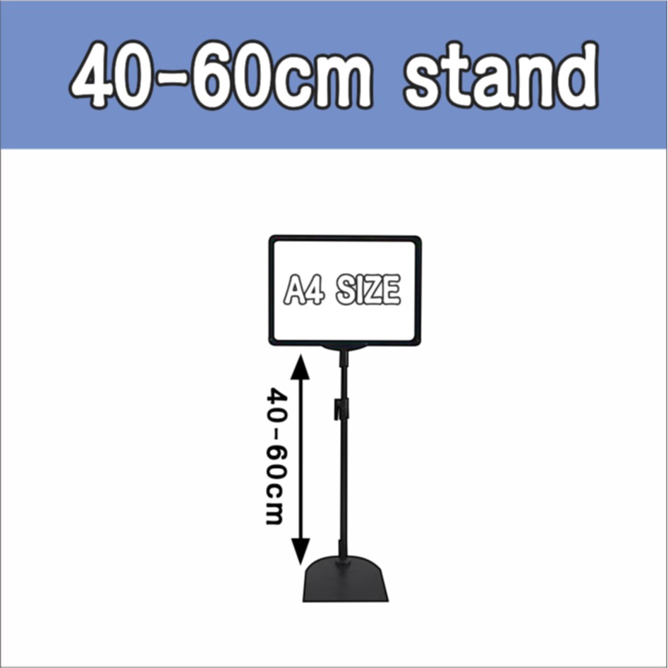 A4 Sign Stand / Display Standee Poster Holder Office Store Promo Price ...