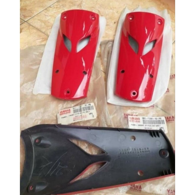 MERAH Yamaha 125z original 5BU red shield panel | Shopee Philippines