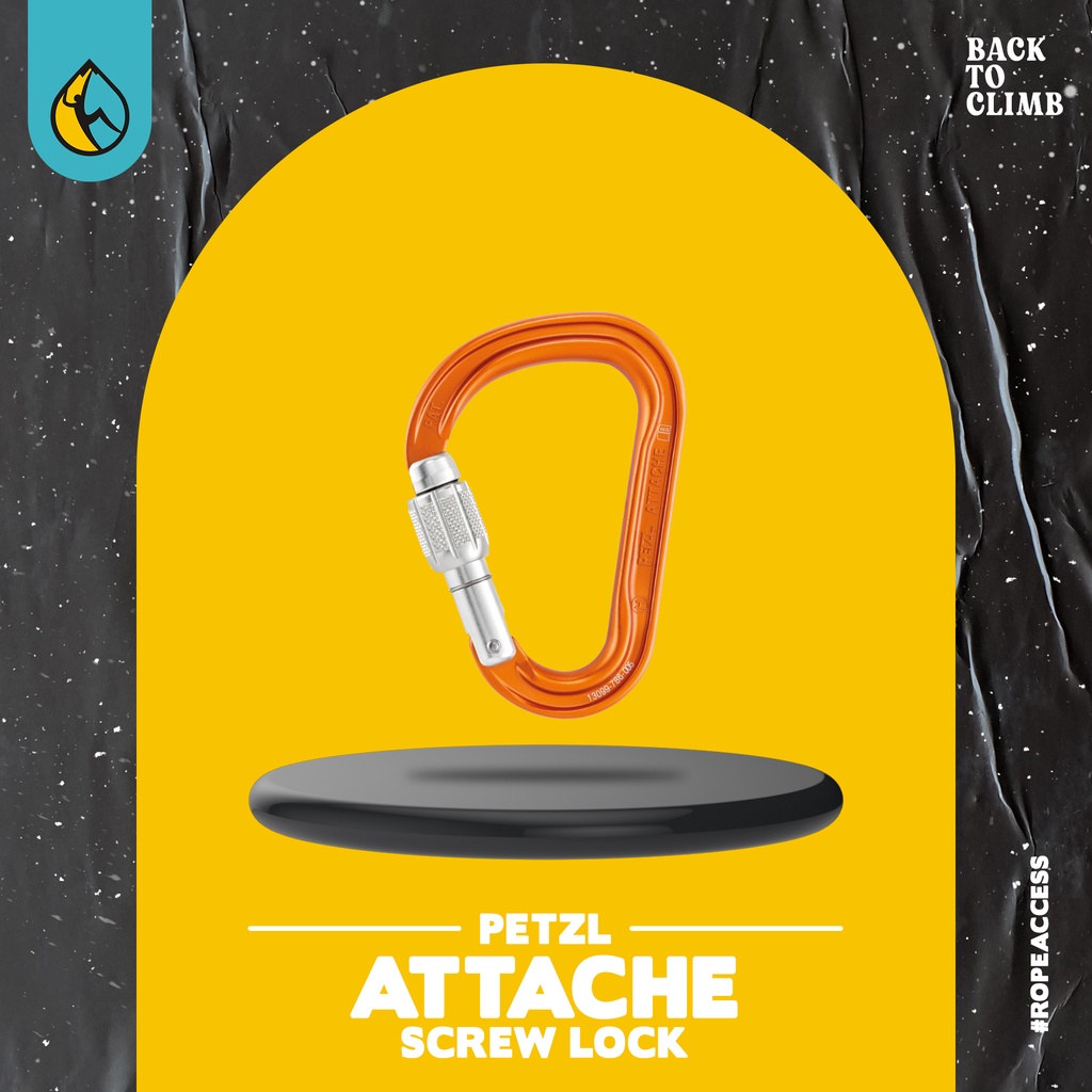 Carabiner Petzl Attach Screw Lock | Shopee Philippines