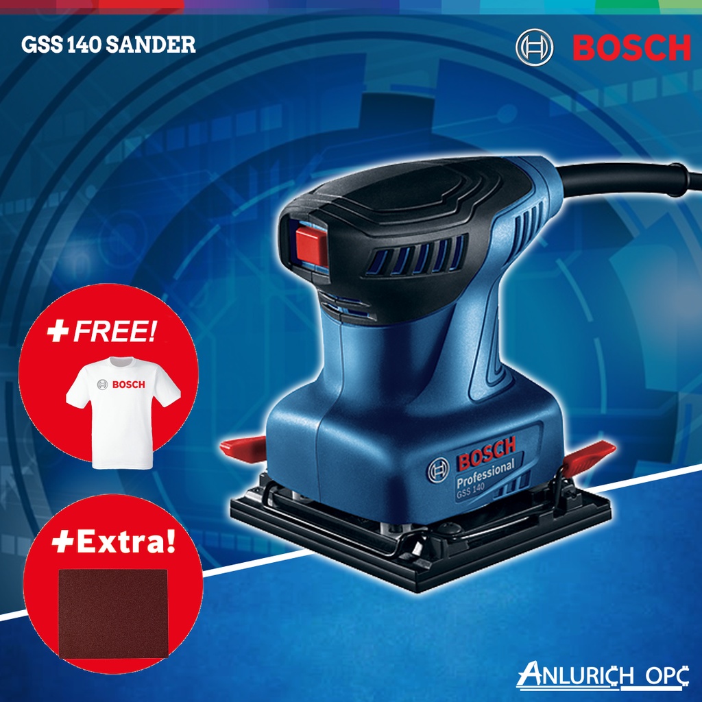 Bosch GSS 140 Orbital Sander (Blue/Black) | Shopee Philippines