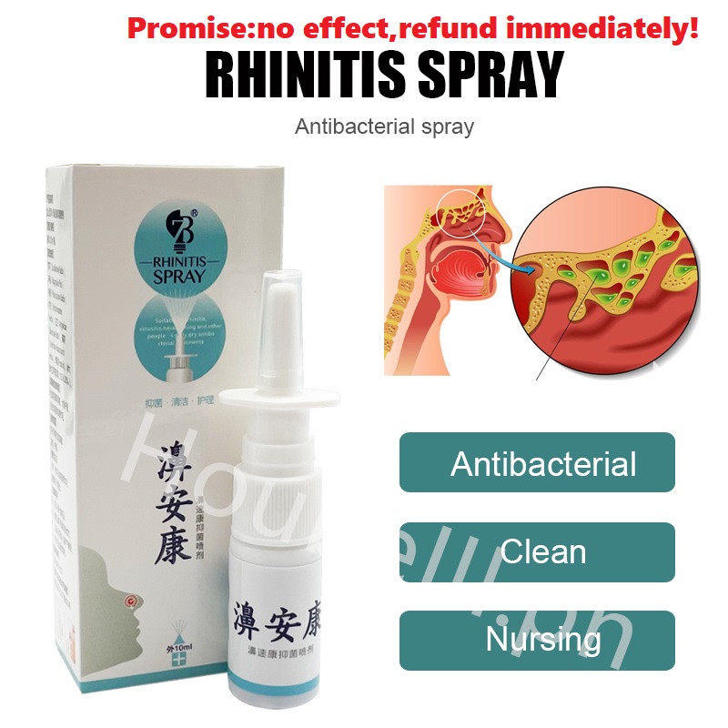 Nasal Spray Rhinitis Spray Nasal Nose Care Chronic Rhinitis Treatment ...