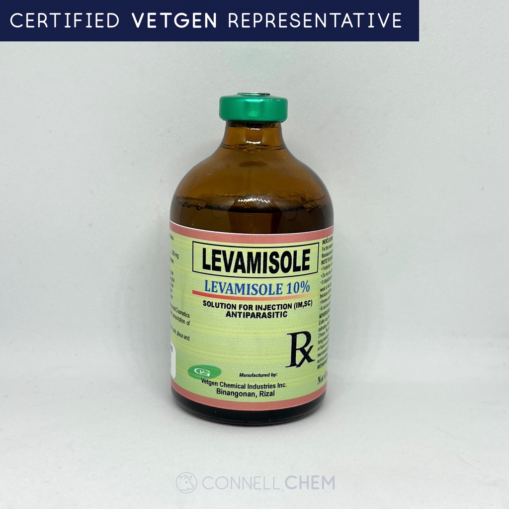 Levamisole 10% Dewormer for Animals | Injectable | Vet Product | 100ml ...