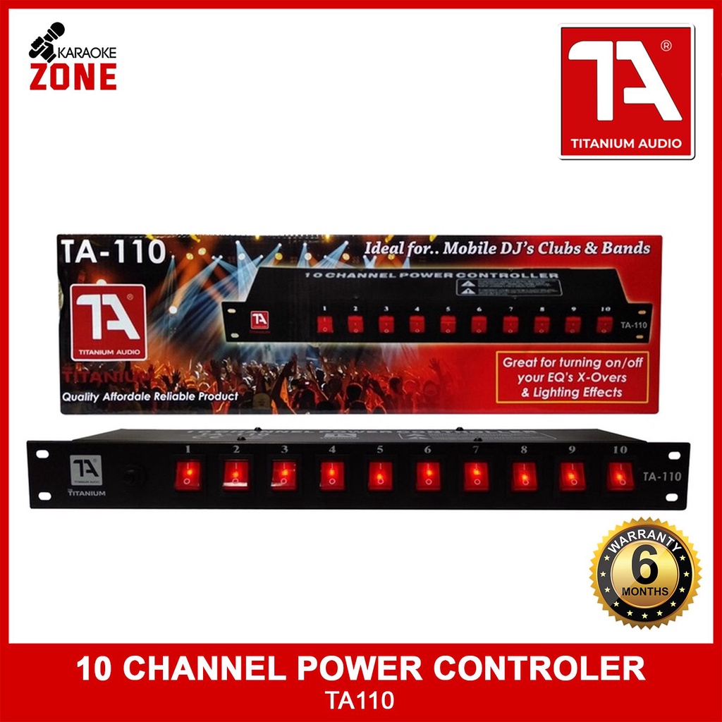 Titanium Audio TA 110 / Power Switch / 10 Channel Power Controller / Yk ...