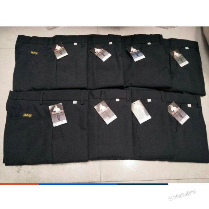WELL OFF SLACKS FOR MEN KHAKI/NAVY BLUE/BLACK | Shopee Philippines