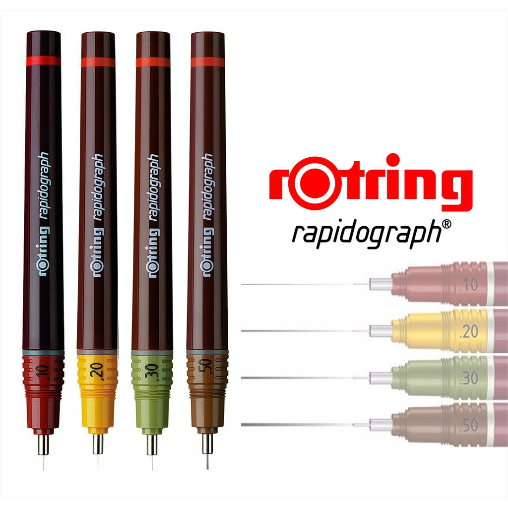 rOtring Rapidograph Drafting Pen (4 Sizes Available) | Shopee Philippines