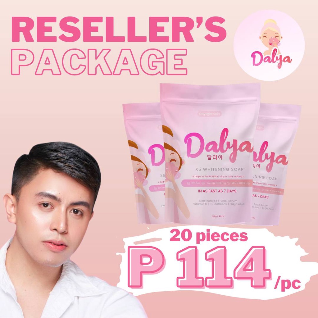 Dalya Whitening Peel Soap Wholesale Price minimum of 20pcs | Shopee ...