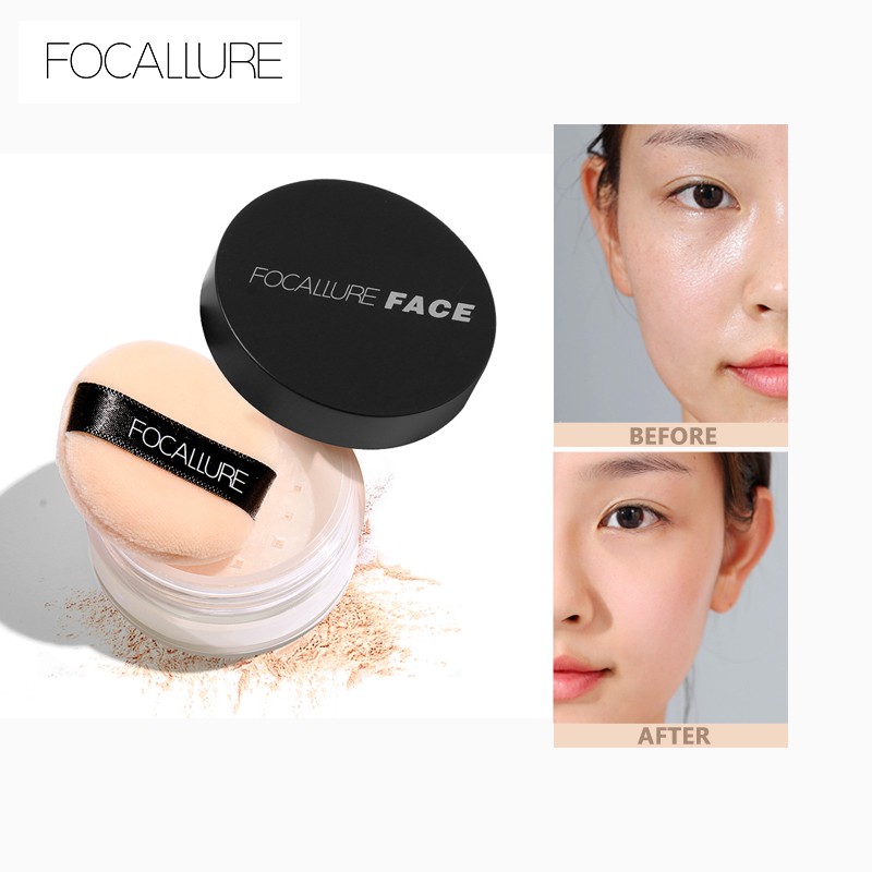 FOCALLURE 3Colors Loose Setting Powder Oil Control Silky Smooth Powder Face Makeup Shopee Philippines