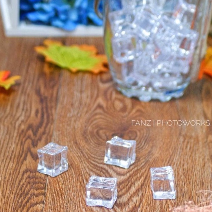 Fake Ice Cube 50pcs/Fake Ice Cube Food | Shopee Philippines