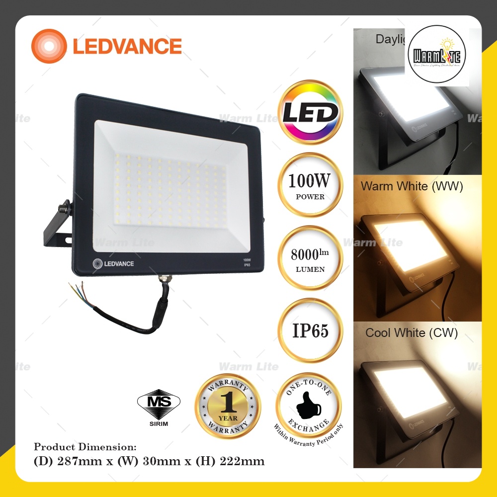 OSRAM LEDVANCE ECO LITE G2 LED FLOODLIGHT 100W/150W/200W | Shopee ...