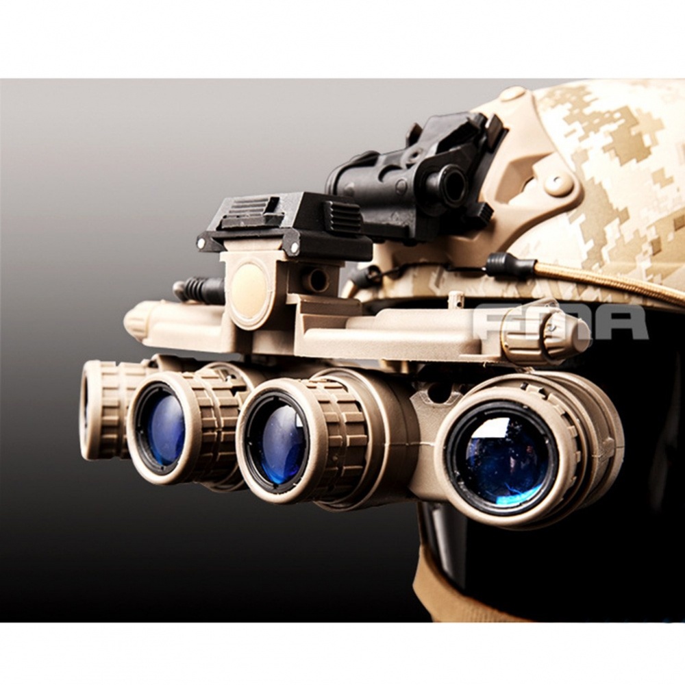 ™FMA-Hunting-Helmet GPNVG 18 NVG Model Four Eyes Night Vision NVG Dymmy ...