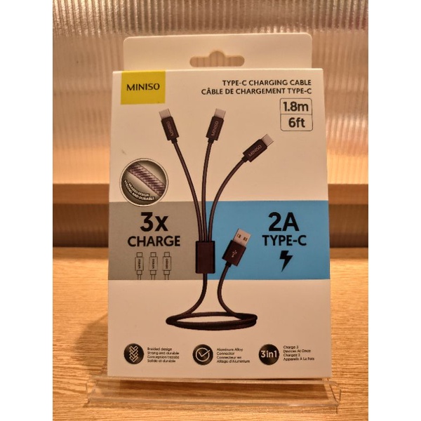 Miniso Charger Type-C | Shopee Philippines
