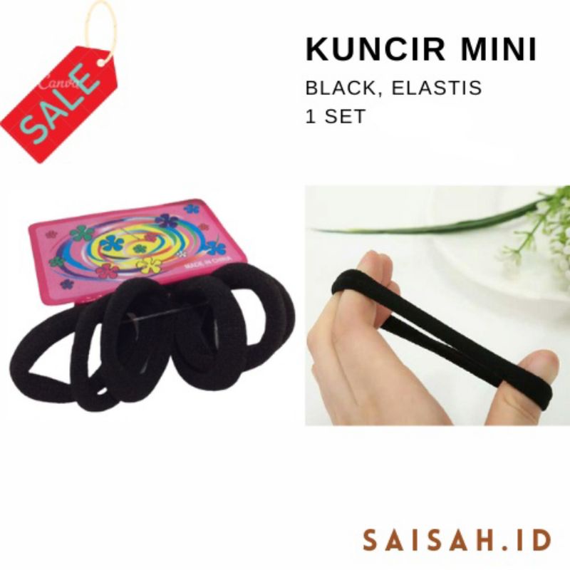 Mini Plain Black Pigtails Contents 5 / mini Black Pigtails Flexible ...