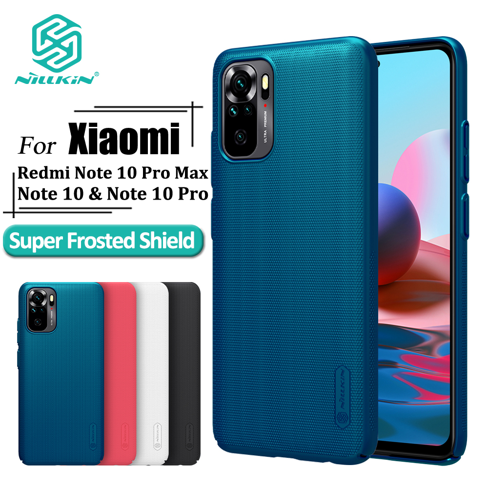 Nillkin Luxury Phone Case For Xiaomi Redmi Note 10 / Note 10 Pro Hard ...