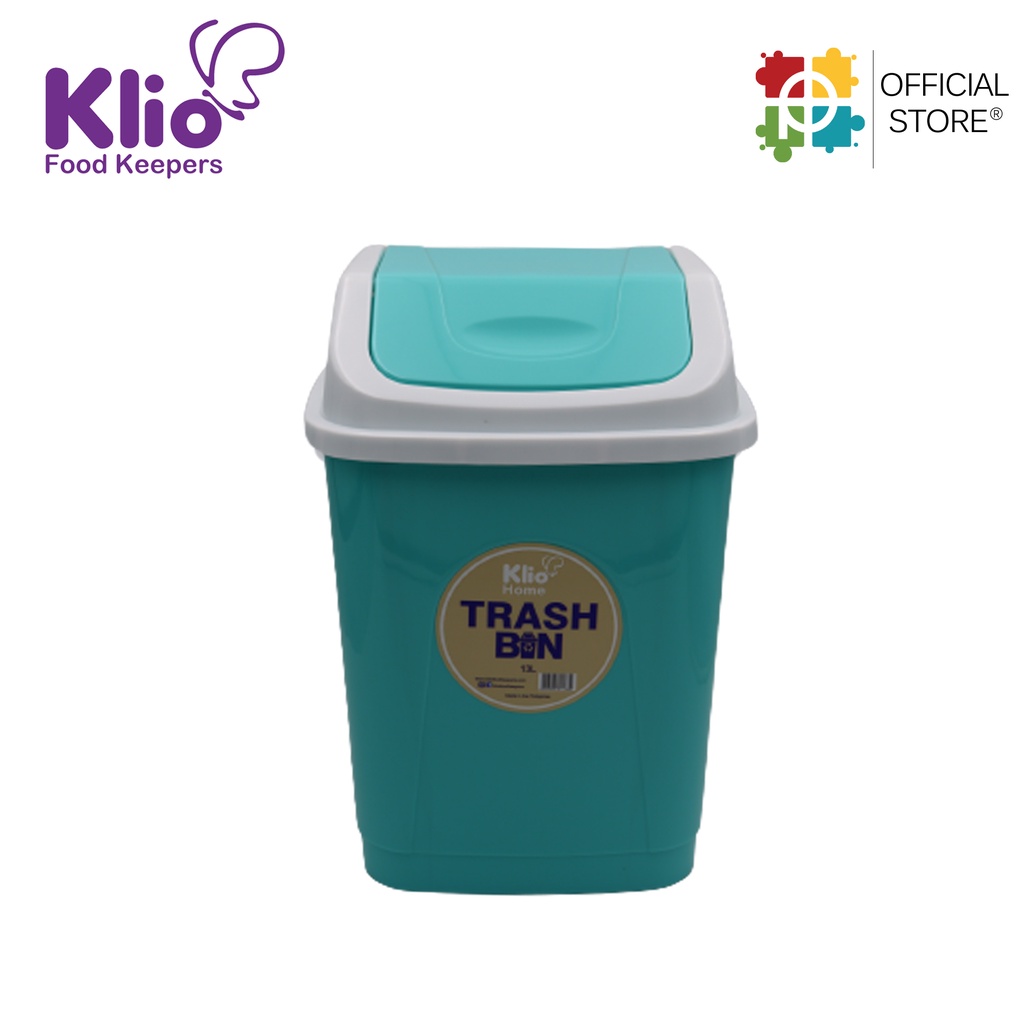 KLIO-H008 TRASH BIN LARGE 13L | Shopee Philippines