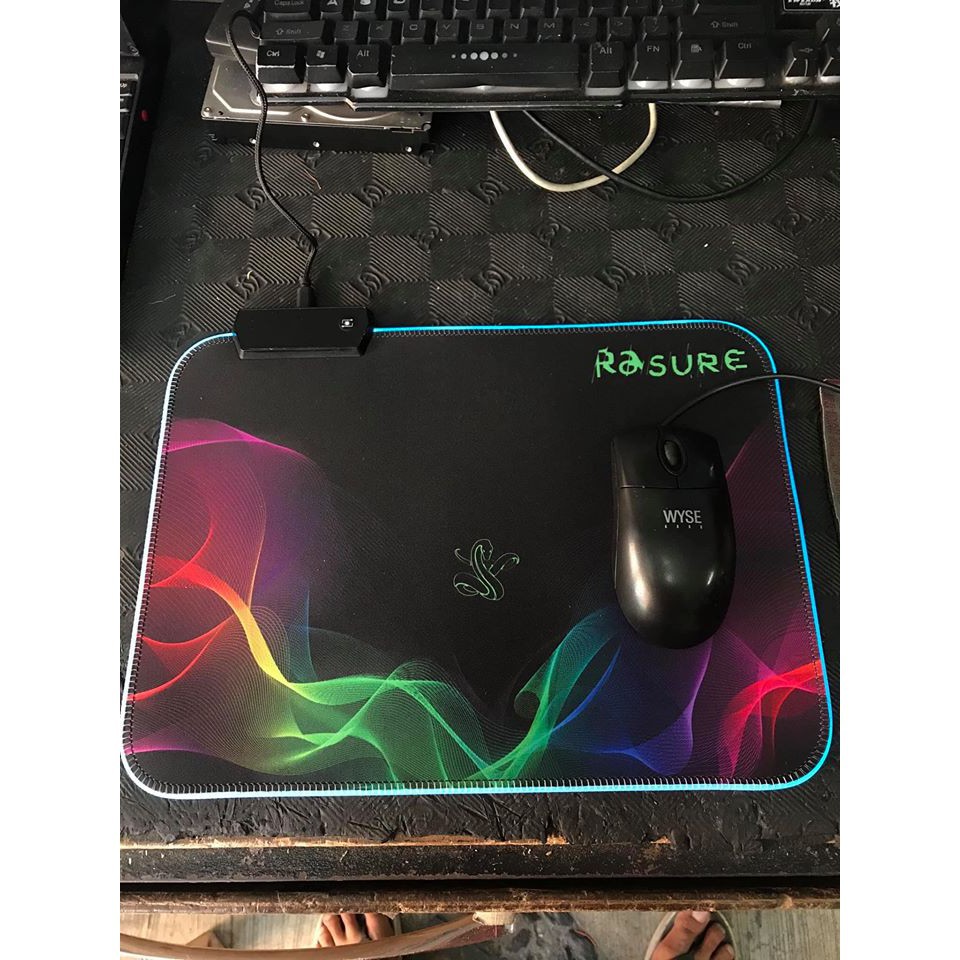 RASURE GAMING LED MOUSE PAD RGB Controllable ( jeffdata computer parts ...
