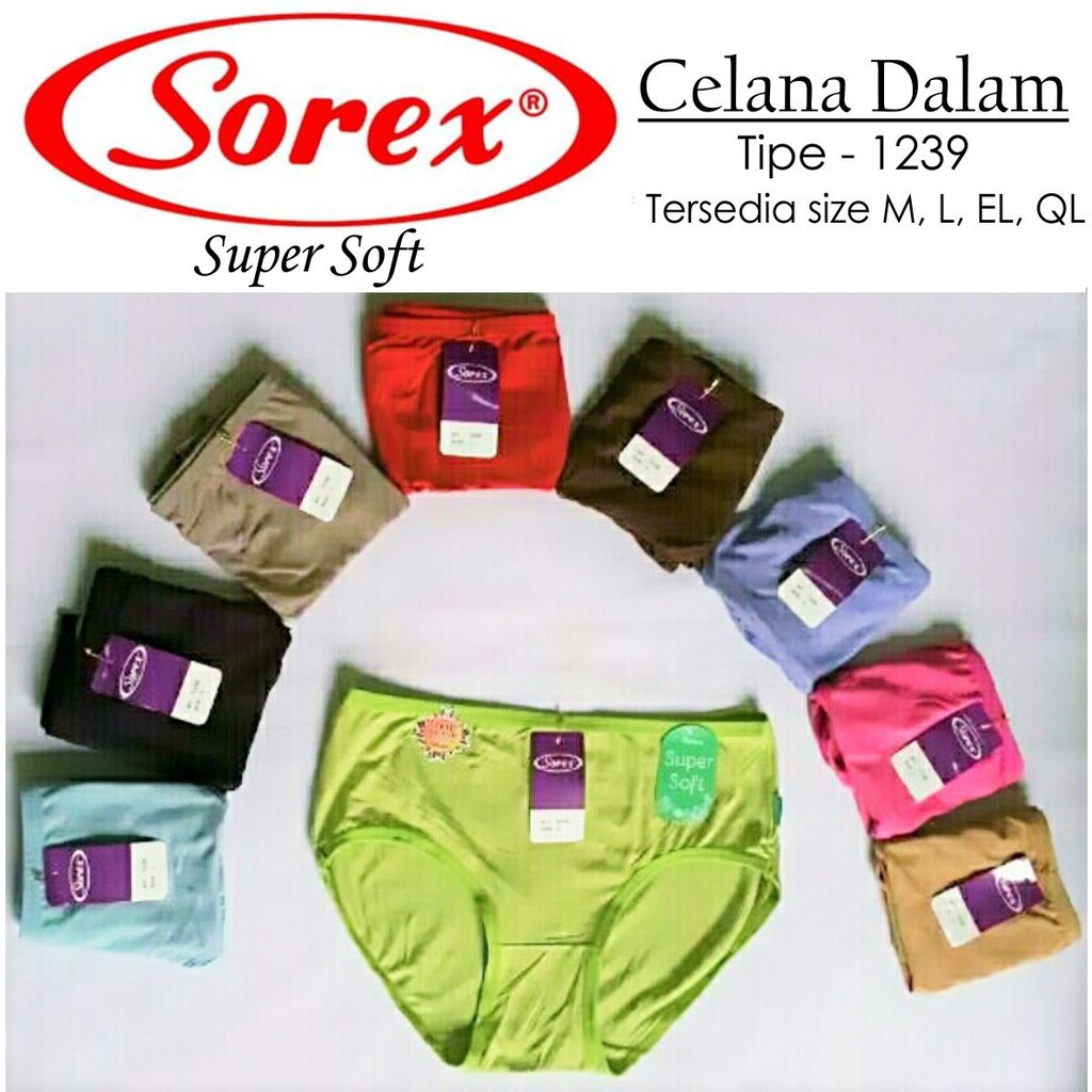 SOREX 1239. Super Soft Women's Panties (CD) | Shopee Philippines