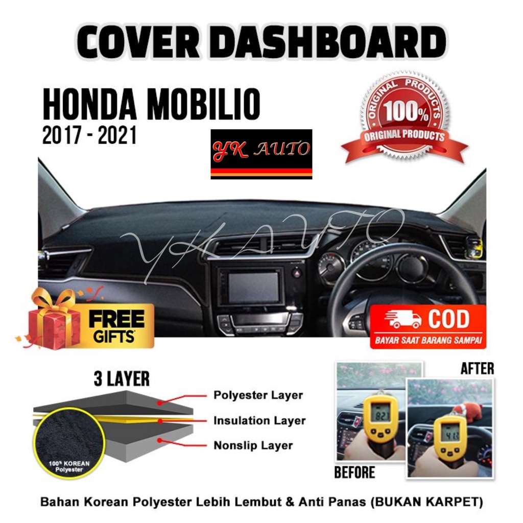 Dashboard Cover Premium Honda New Mobilio Cover Dashboard New Mobilio ...