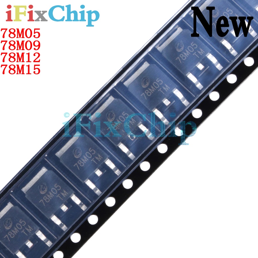 5pcs New 78M05 TO252 7805 750mA L78M05CDT 78M09 78M12 78M15 Three ...