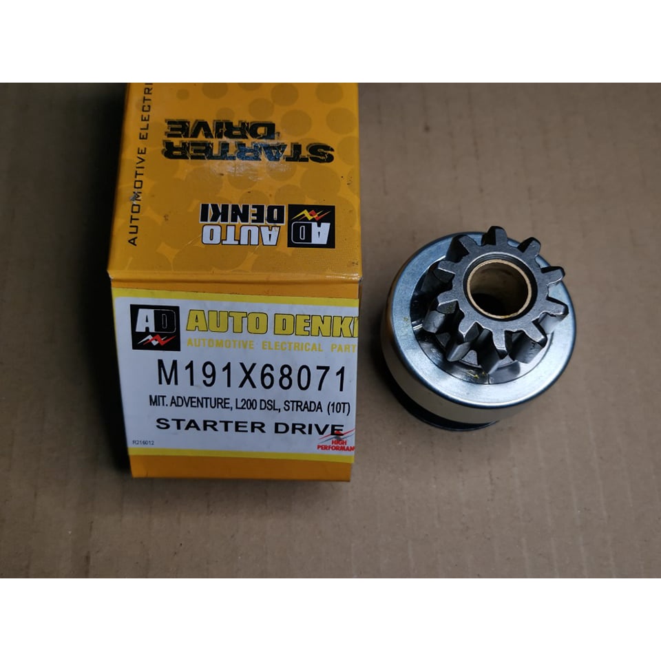 Auto Denki starter bendix drive M191X68071 Mitsubishi Adventure, L200 ...