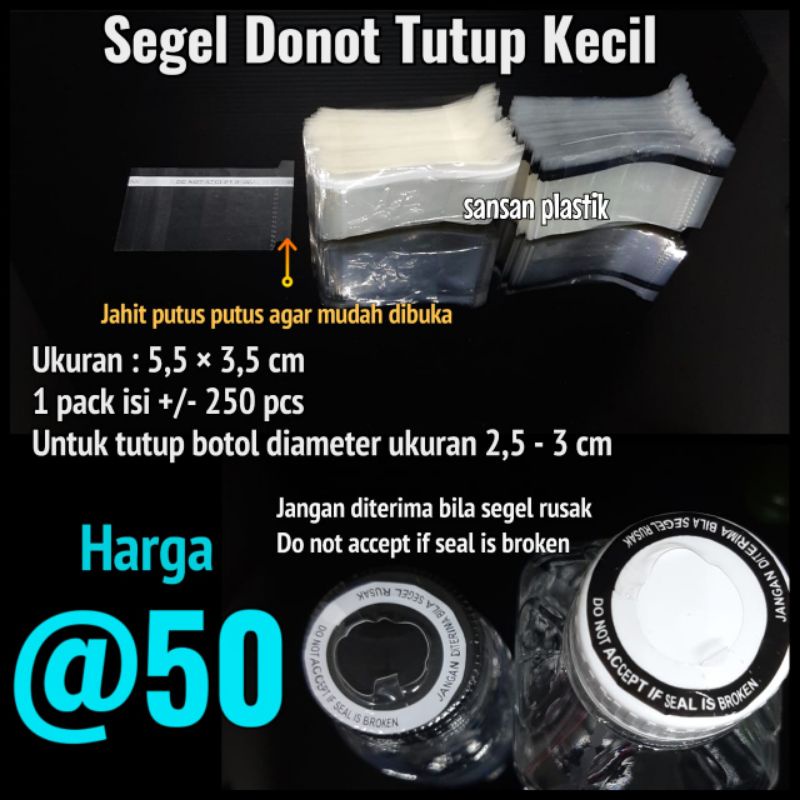 Donot Small Cap Seal/Fliptop Cap Seal/Bottle Cap Seal | Shopee Philippines