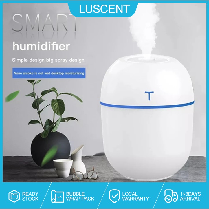 220ML Portable Air Humidifier Home with Essential Oil Diffuser USB ...