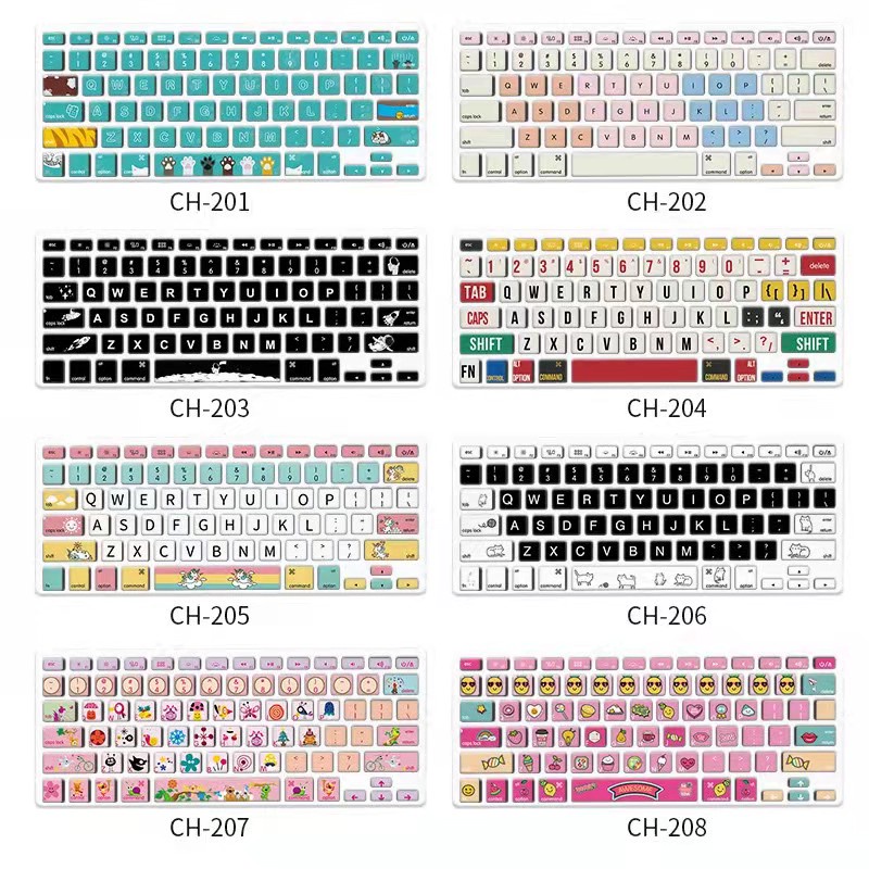Painted silicone keyboard cover keyboard protection film for12/13/14/15 ...