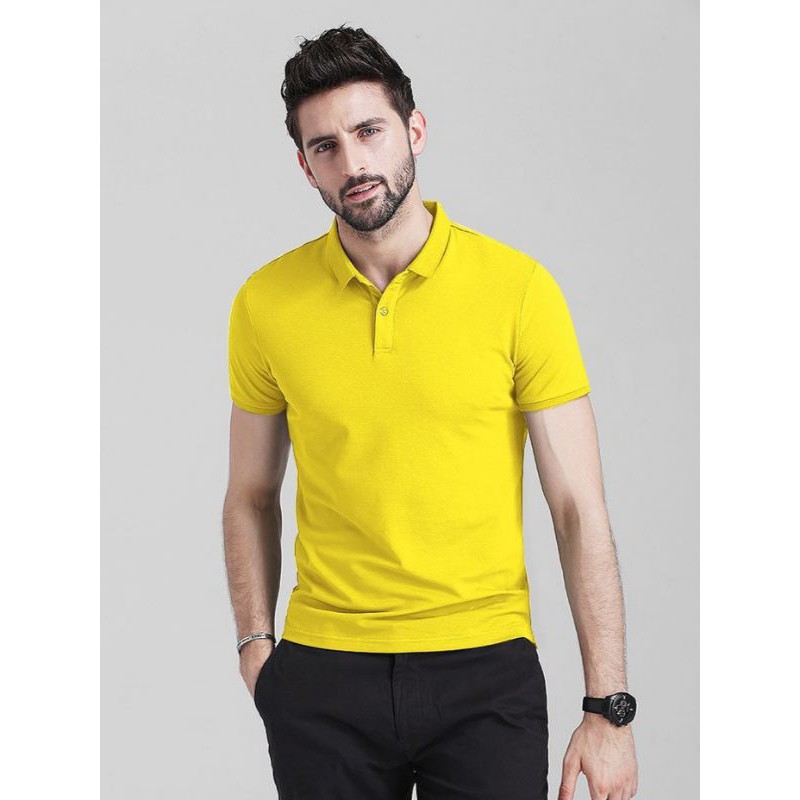 Polo Shirt DRIFIT Lemon Yellow | Shopee Philippines