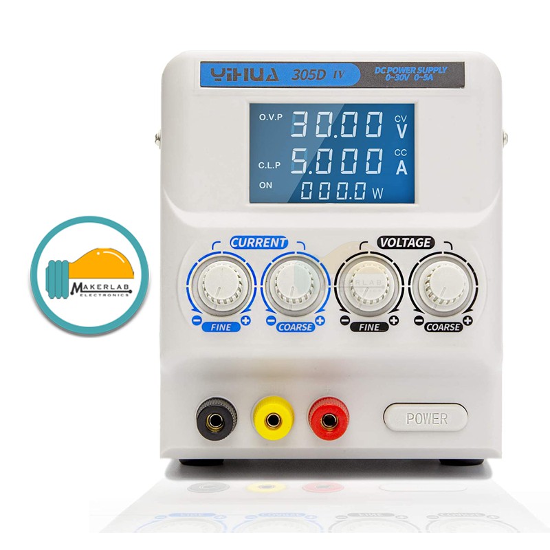 YIHUA 305D-IV Regulated DC Variable Bench Power Supply 0-5A 0-30V Adjustable Low Noise | Shopee ...