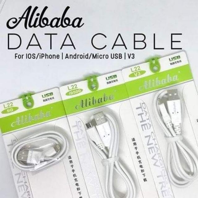 Alibaba Ali-L22 Fast Charging Cable ( IOS,TypeC,Micro) | Shopee Philippines