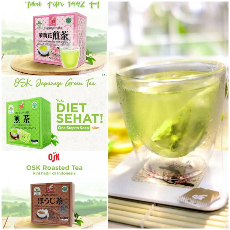 OSK Japanese Green Tea | Roasted Tea | OSK Sachet Tea | Shopee Philippines