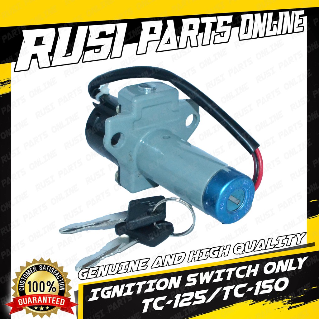 RUSI TC125/150 Ignition Switch assy | Shopee Philippines