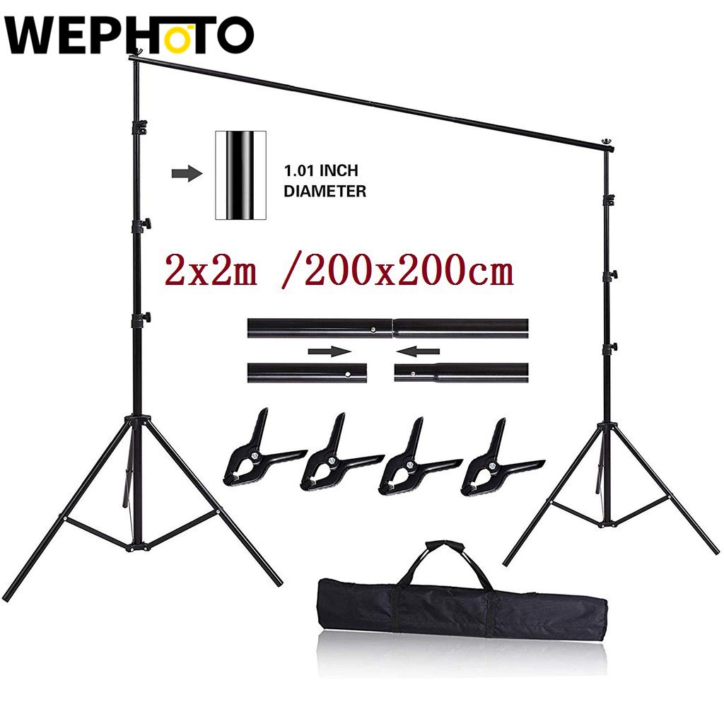 【Hot Stock】【2 X 2m】200cmx200cm or 6ft x 6ft Backdrops Stand Photography ...